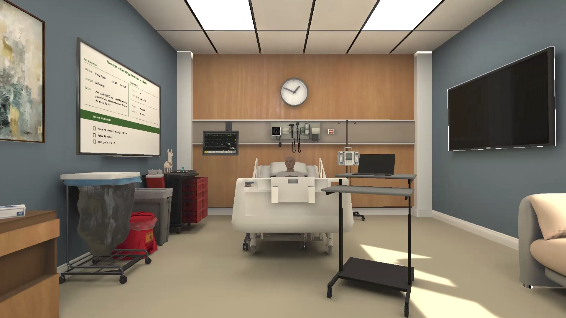 Virtual Reality (VR) training simulation for healthcare workers - Lisa ...